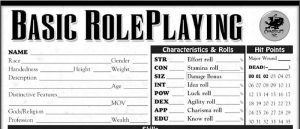 Character Sheets… – Basic Roleplaying . Net