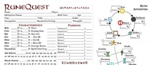 RuneQuest – Roleplaying in Glorantha Updated Character Sheet (pre ...