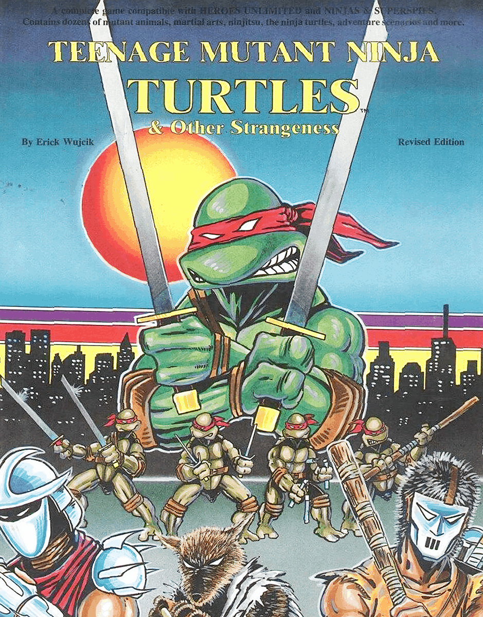 Teenage Mutant Ninja Turtles – Cover – Basic Roleplaying . Net